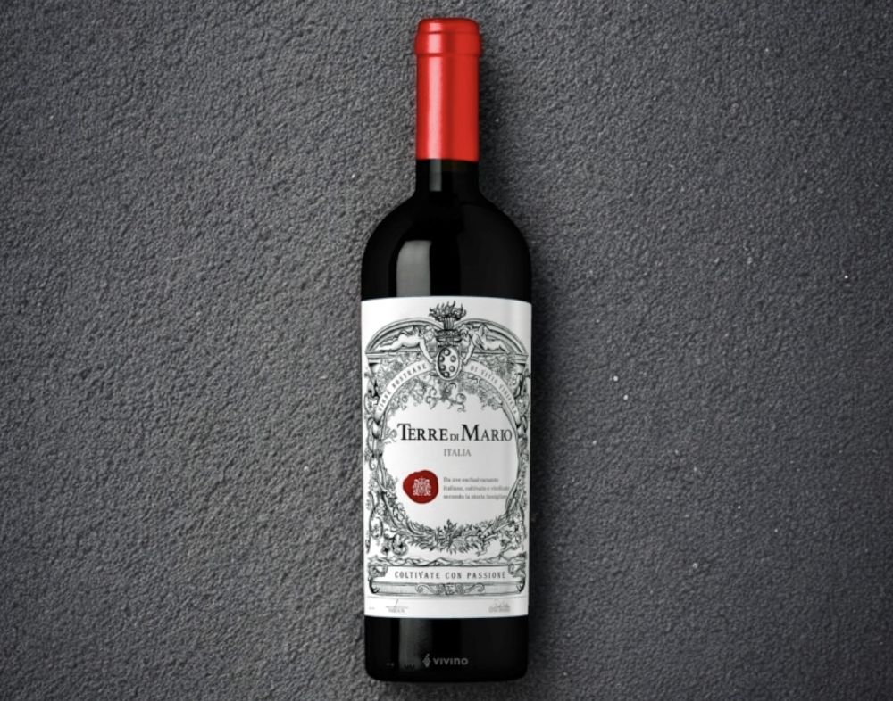 Terre di Mario Vino Rosso Rote Wein Apulien I Passione Italia