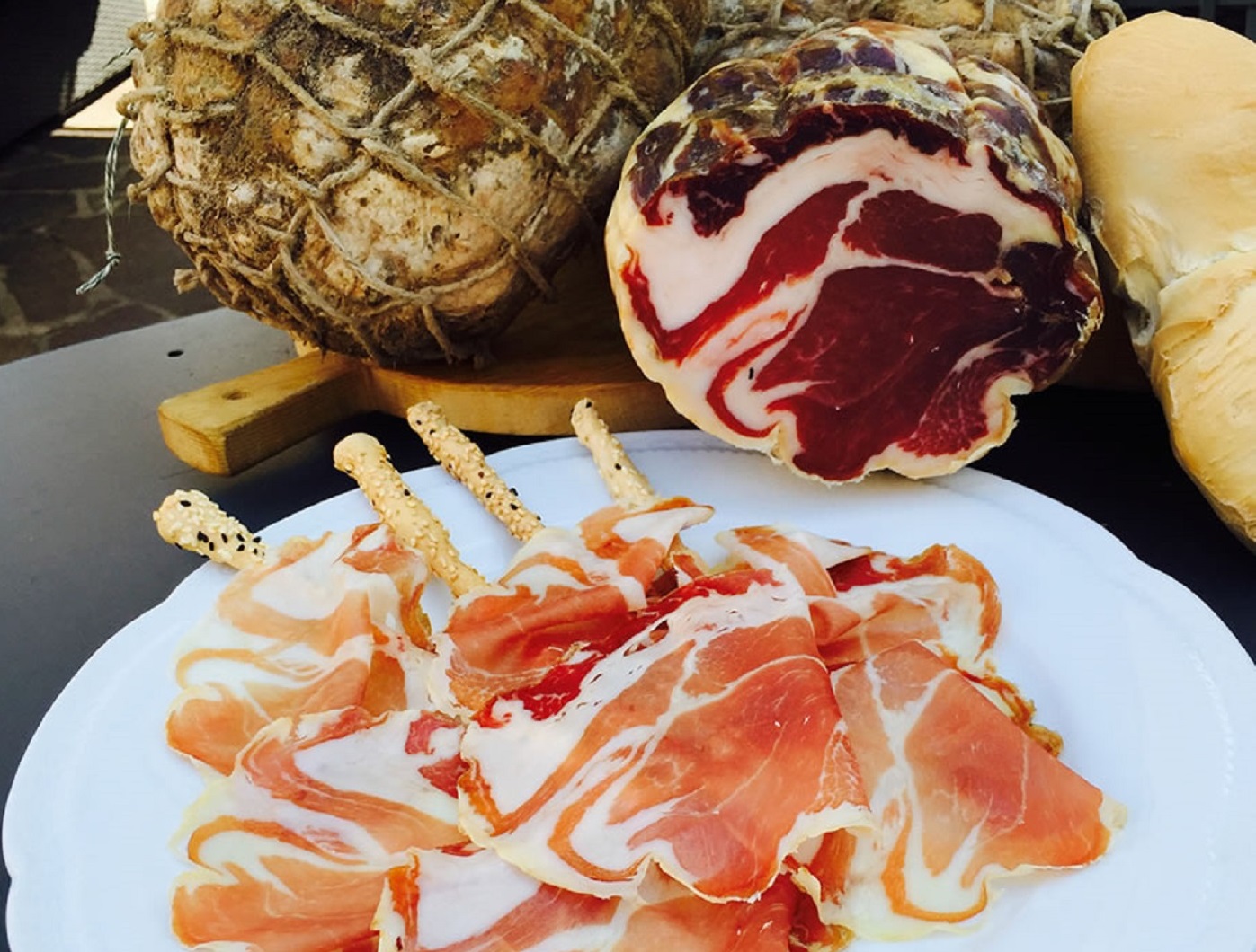 Spalla Cruda di Palasone Podere Cadassa, 18 Monate Naturkeller gereift ...