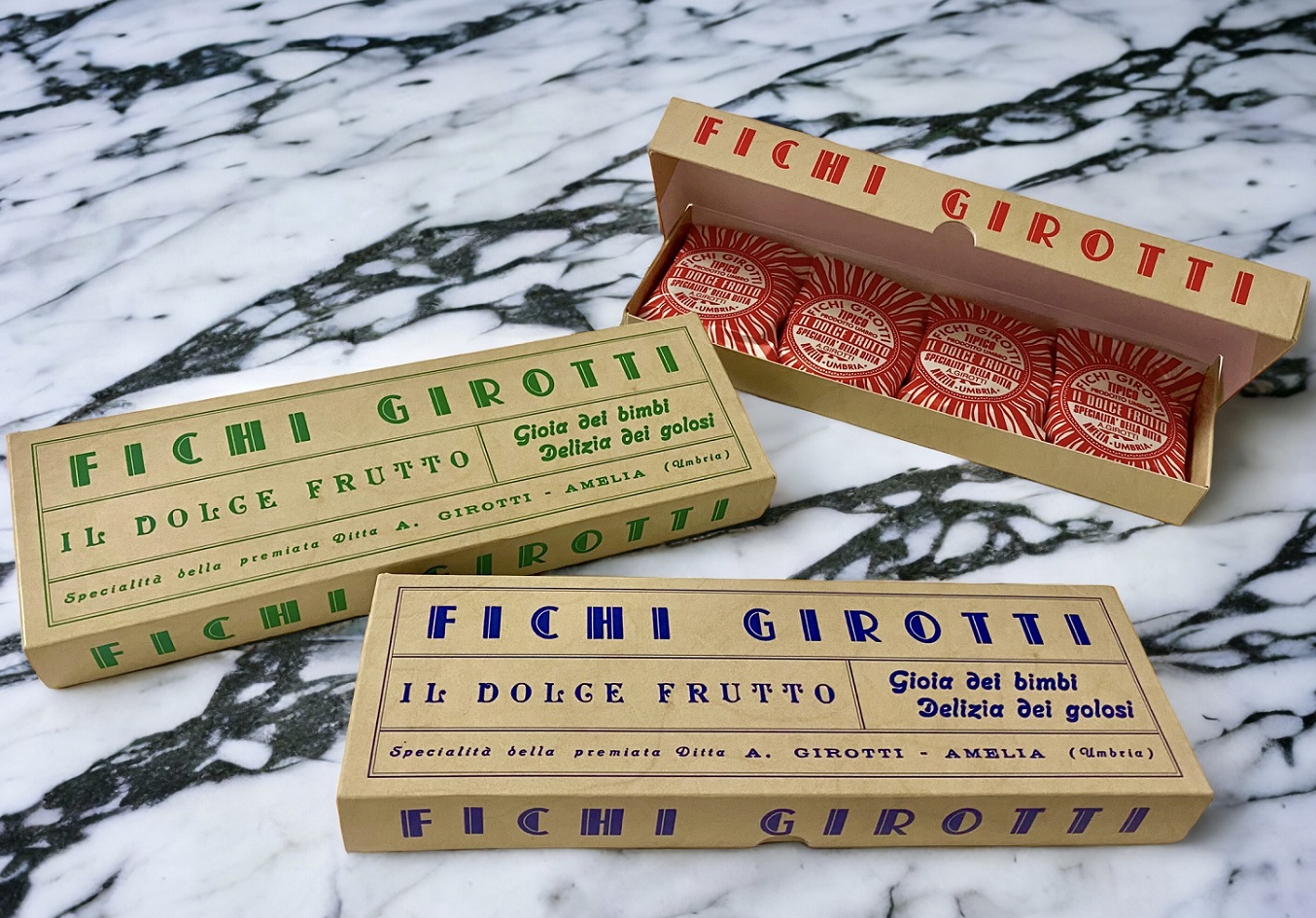 500gr 3X Fichi Girotti 12 Stück in nostalgischer Verpackung | 3X4Girotti