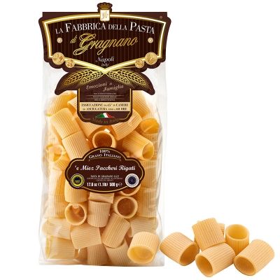 'e Miez Mezzi Paccheri Rigati di Gragnano IGP - trafilati al bronzo